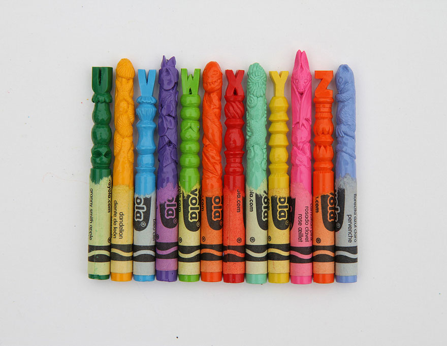 What This Artist Did With A Box Of Crayons Is Awesome. And Then She ...