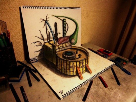 Japanese Artist Explores New Ways To Use Cheap Sketchbooks. Wow, This ... Japanese Artist Explores New Ways To Use Cheap Sketchbooks. Wow, This ...
