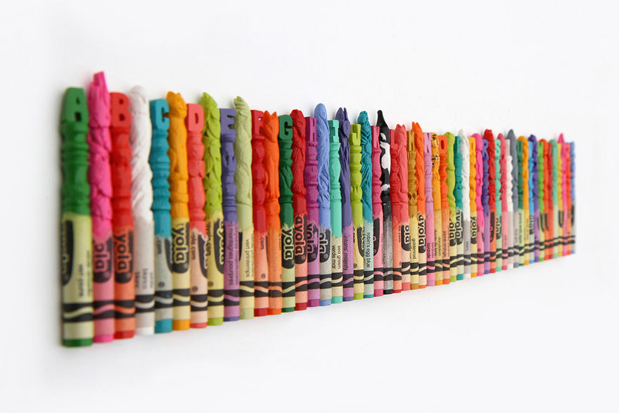 What This Artist Did With A Box Of Crayons Is Awesome. And Then She ...