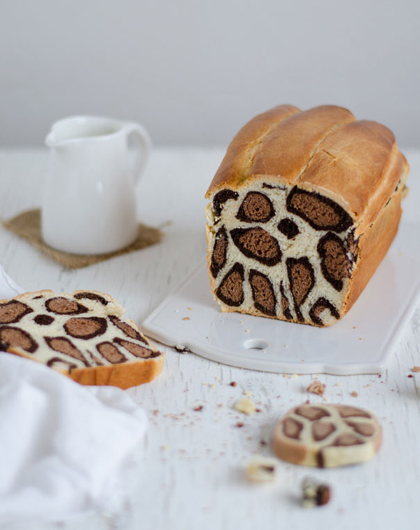 She Wraps Chocolate Dough In Vanilla Dough To Make Delicious Leopard ...