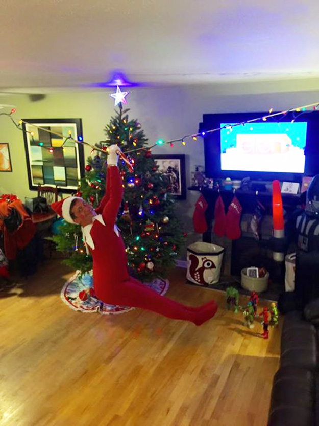 This Dad Is Creating The Greatest 'Elf On The Shelf' Photos Ever!