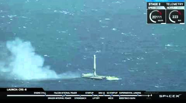 WATCH: SpaceX Makes History With Successful Rocket Landing On A Barge WATCH: SpaceX Makes History With Successful Rocket Landing On A Barge