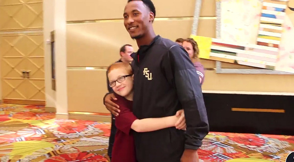 FSU's Travis Rudolph Has Another Great Surprise For The Boy He Ate ...