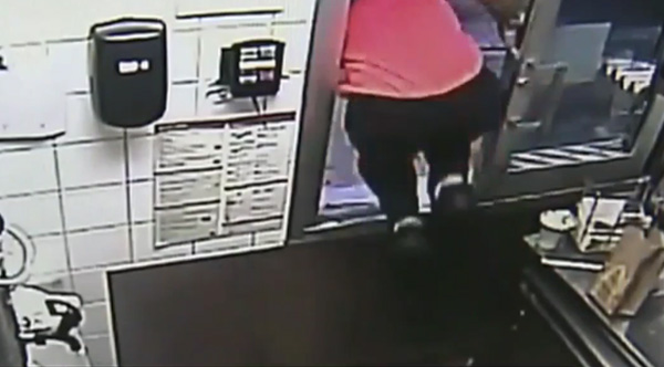 Mcdonalds Employee Jumps Through Drive Thru Window To Save Off Duty