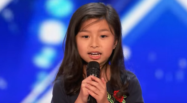 9 Year Old Stuns Crowd With My Heart Will Go On On Americas Got Talent