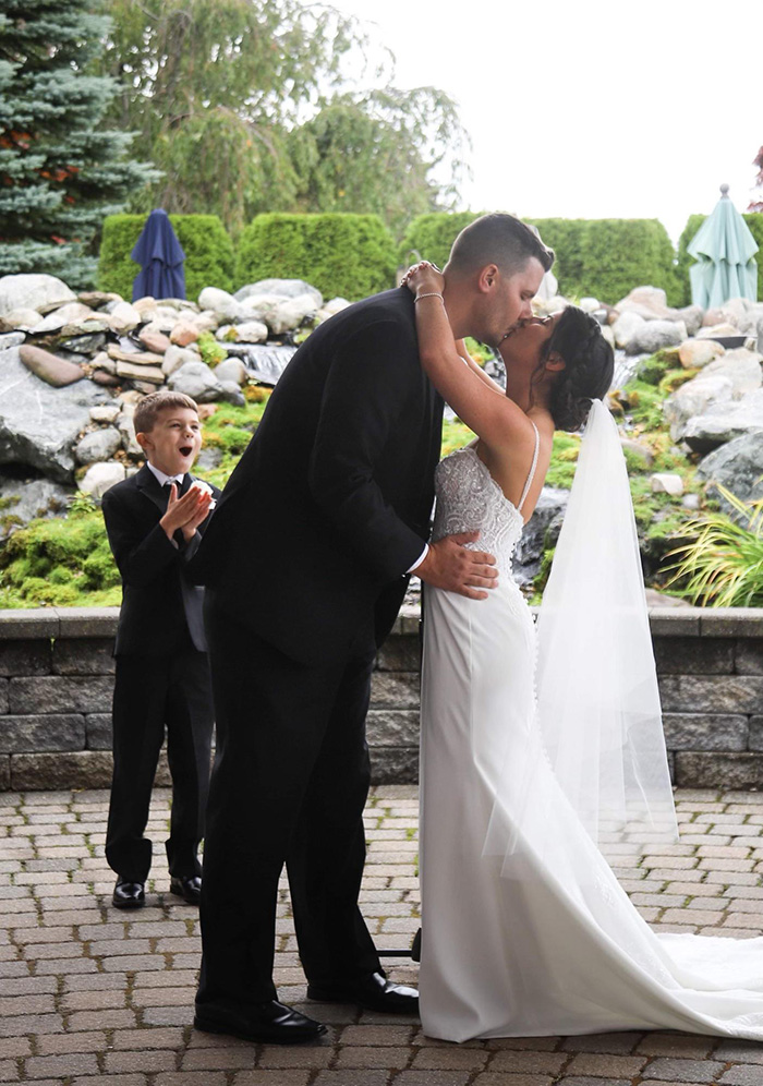 Son's reaction to Dad getting married