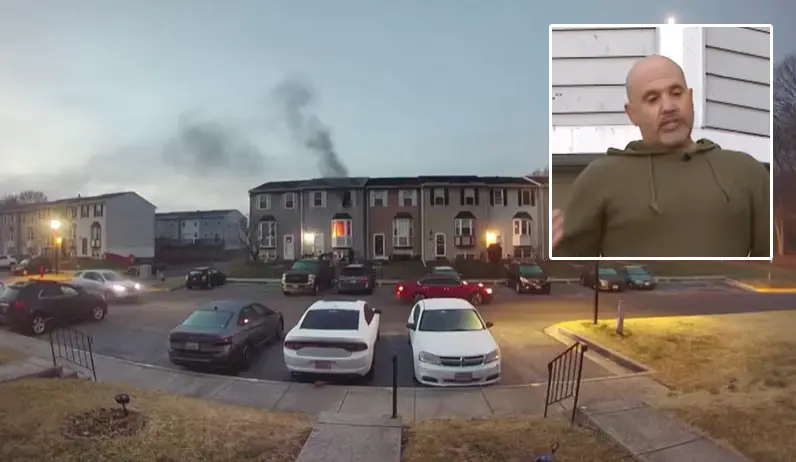 Hero Neighbor Saves Children By Catching Them From Burning Home